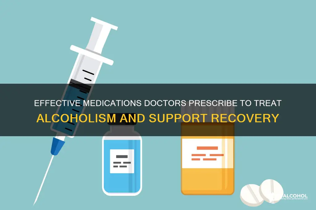 Effective Medications Doctors Prescribe To Treat Alcoholism And Support ...