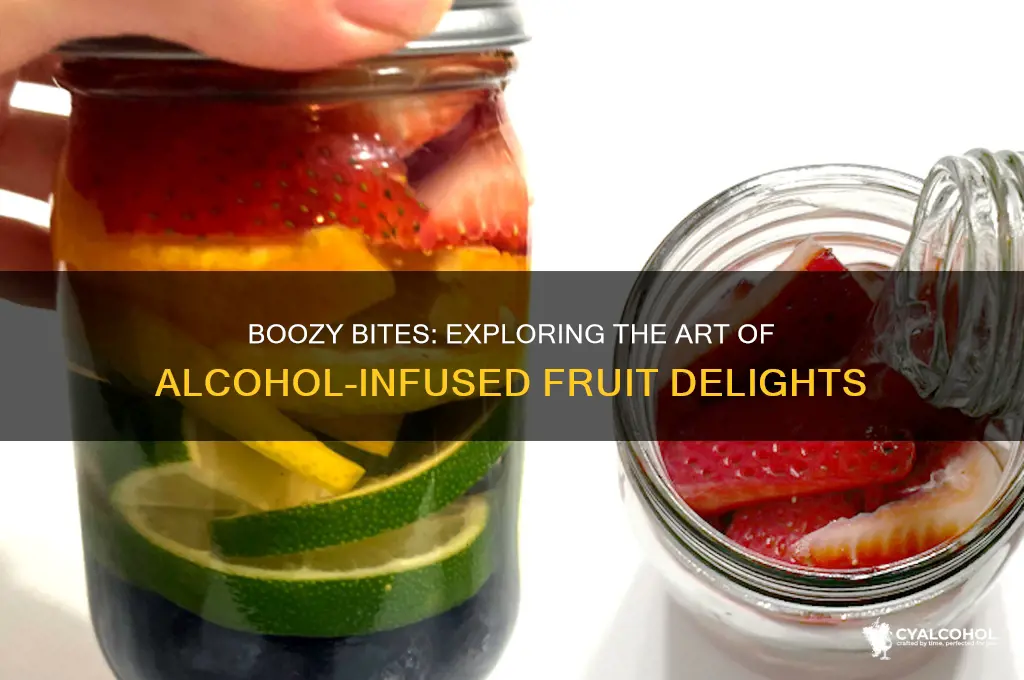 Boozy Bites: Exploring The Art Of Alcohol-Infused Fruit Delights ...