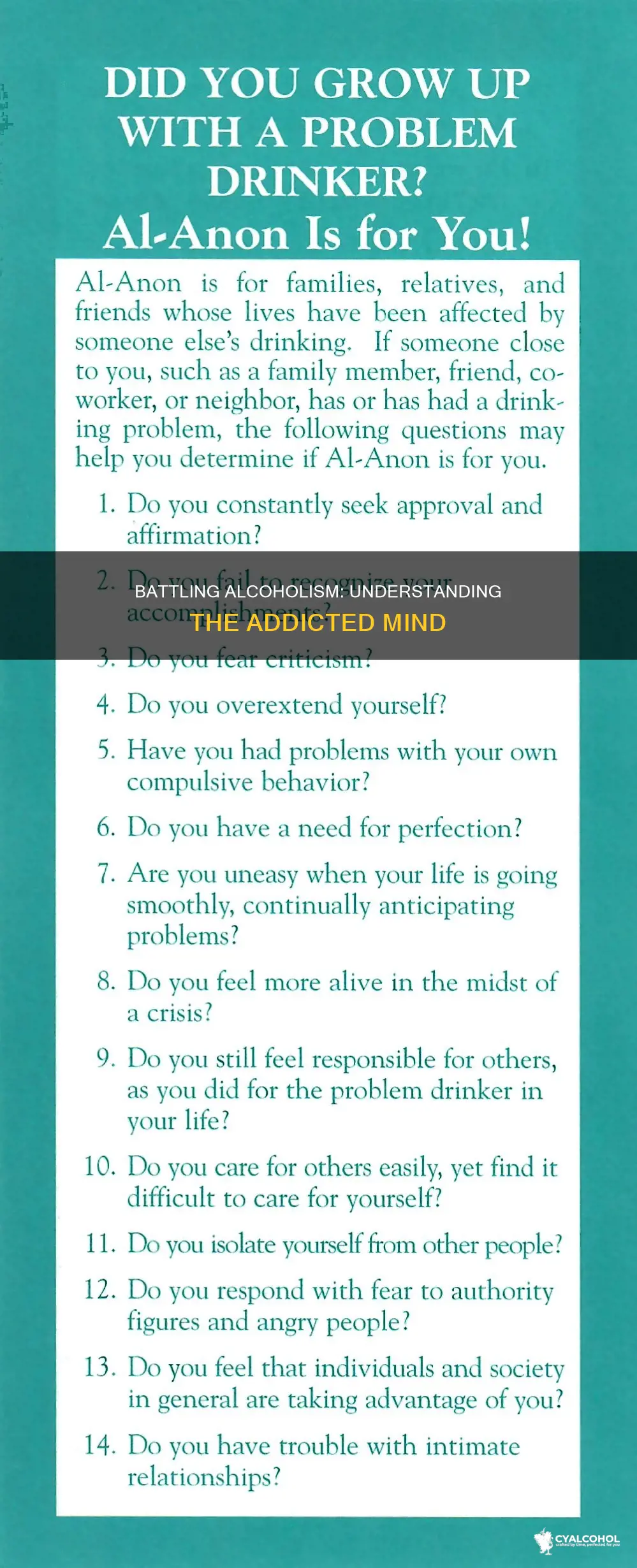 Battling Alcoholism: Understanding The Addicted Mind | CyAlcohol