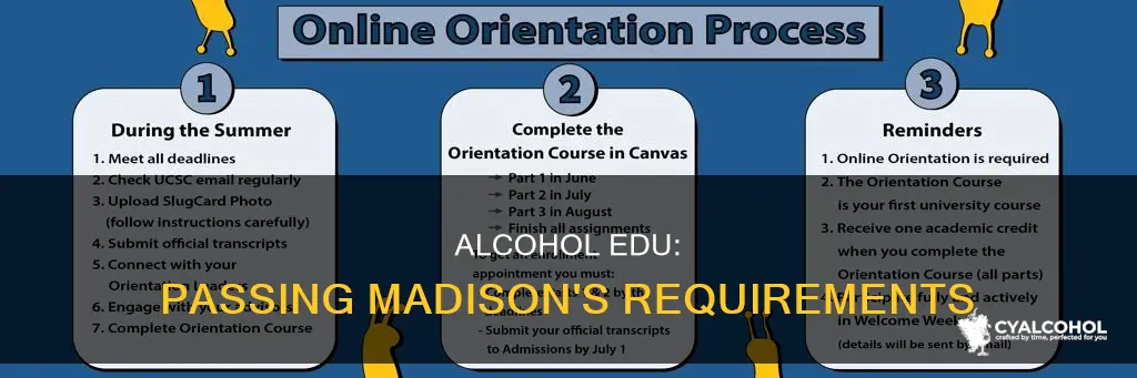 Alcohol Edu: Passing Madison's Requirements | CyAlcohol