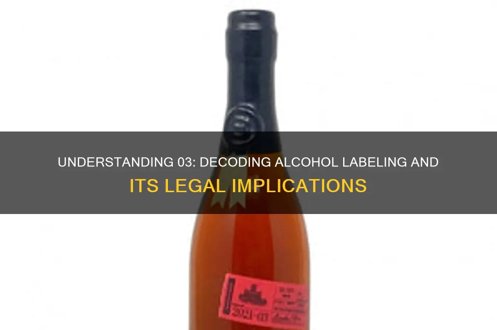 Understanding 03: Decoding Alcohol Labeling And Its Legal Implications ...
