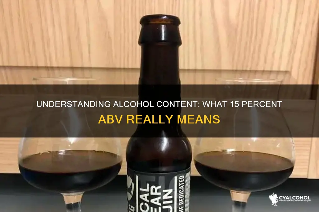 Understanding Alcohol Content: What 15 Percent Abv Really Means | CyAlcohol