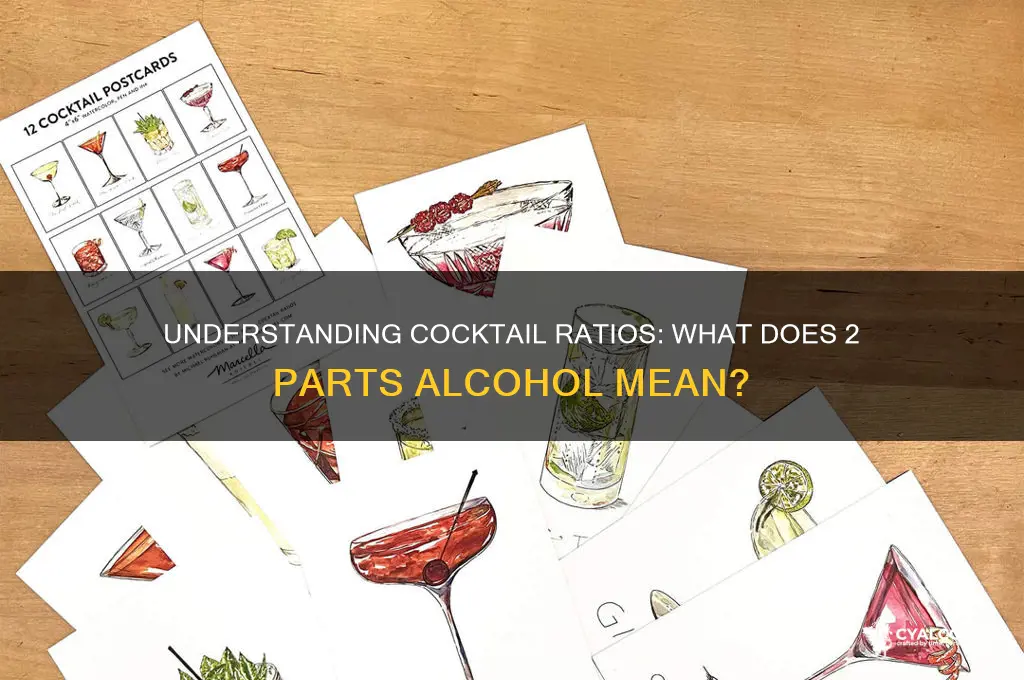 Understanding Cocktail Ratios: What Does 2 Parts Alcohol Mean? | CyAlcohol