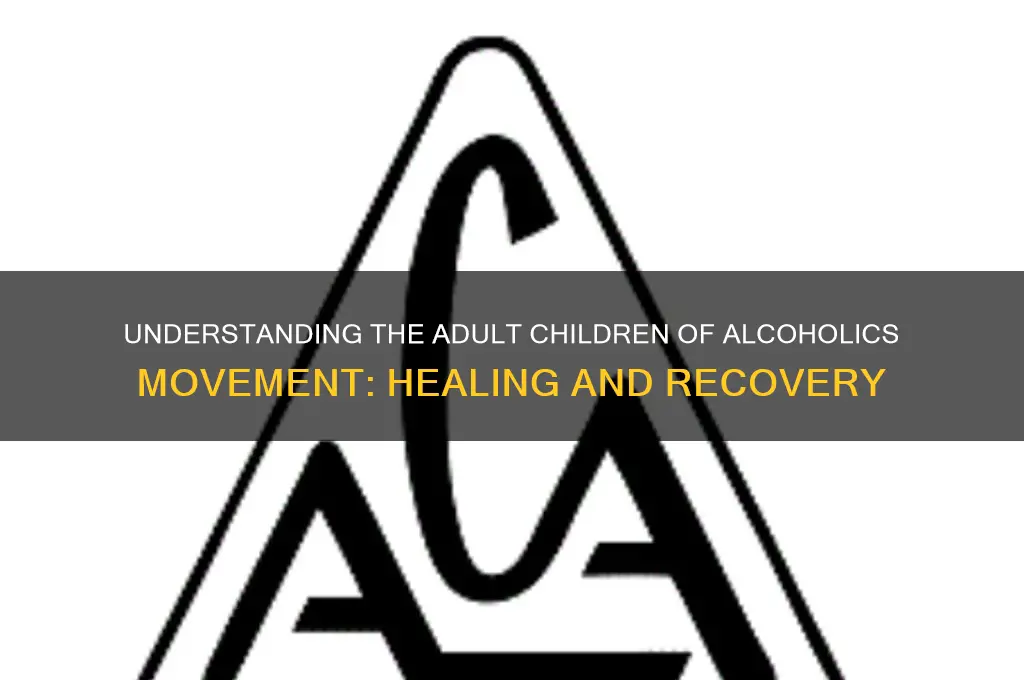 Understanding The Adult Children Of Alcoholics Movement: Healing And ...