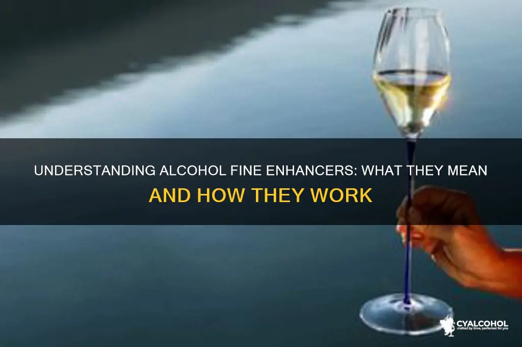Understanding Alcohol Fine Enhancers: What They Mean And How They Work ...