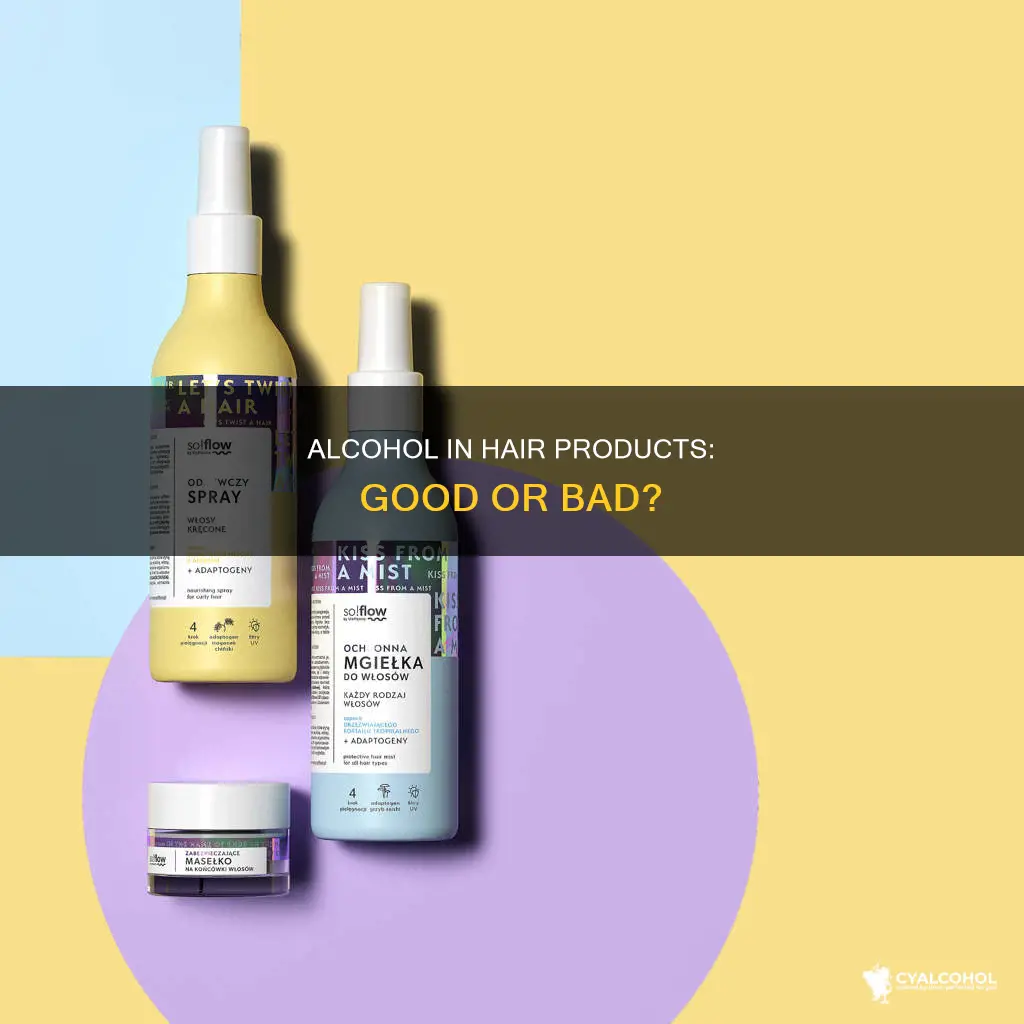 Alcohol In Hair Products: Good Or Bad? | CyAlcohol