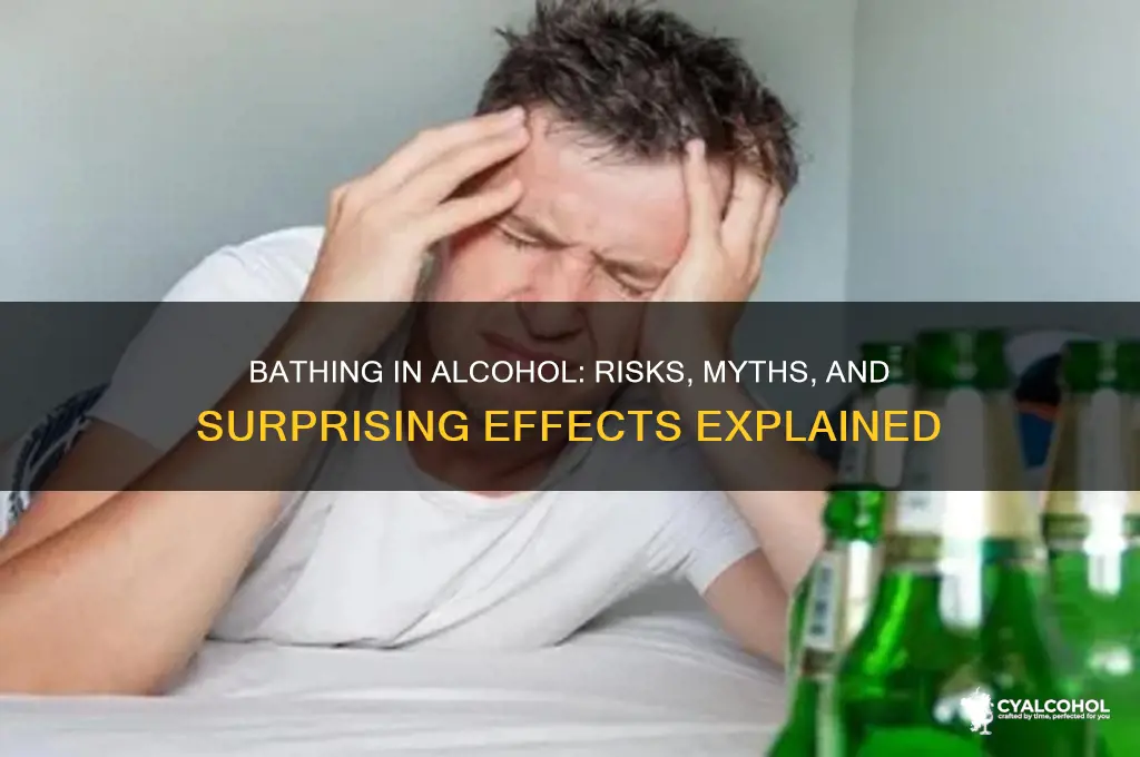Bathing In Alcohol: Risks, Myths, And Surprising Effects Explained ...