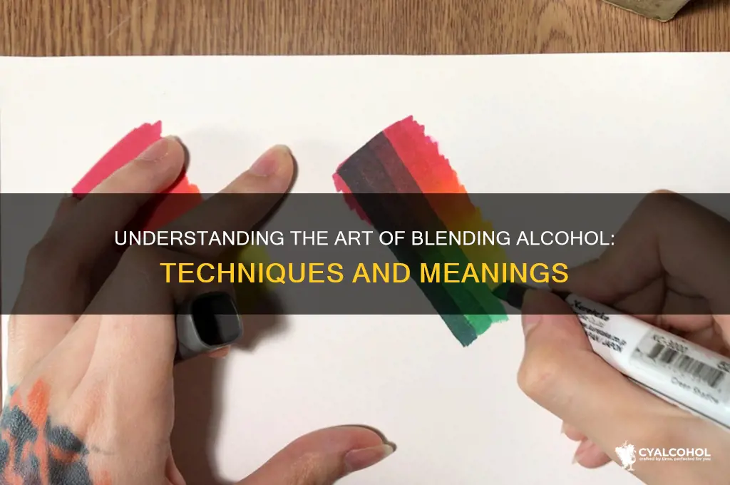 Understanding The Art Of Blending Alcohol: Techniques And Meanings ...