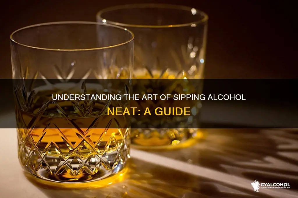Understanding The Art Of Sipping Alcohol Neat: A Guide | CyAlcohol