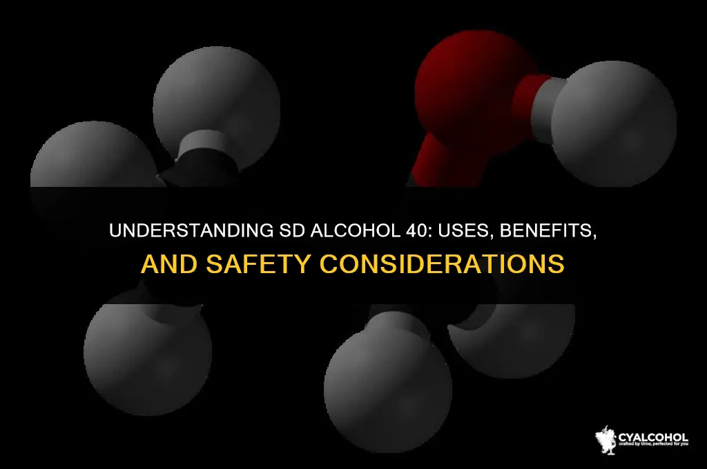 Understanding Sd Alcohol 40: Uses, Benefits, And Safety Considerations ...