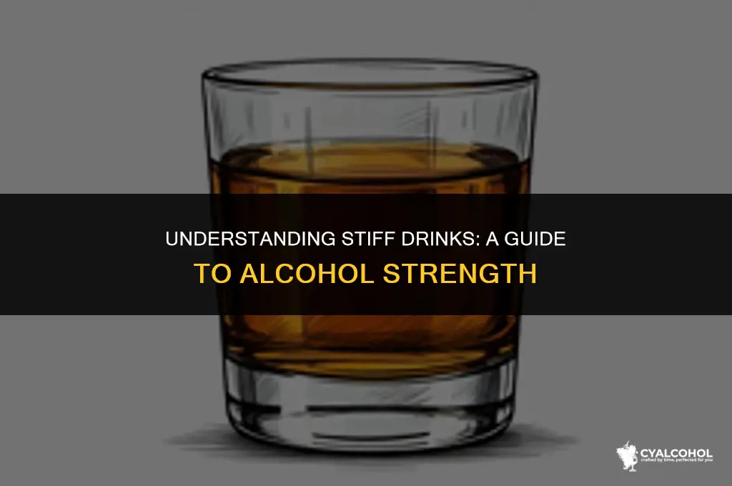 Understanding Stiff Drinks: A Guide To Alcohol Strength | CyAlcohol