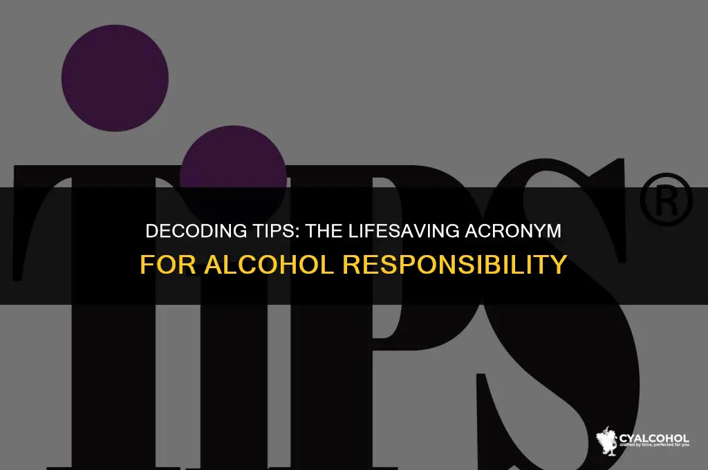 Decoding Tips: The Lifesaving Acronym For Alcohol Responsibility ...