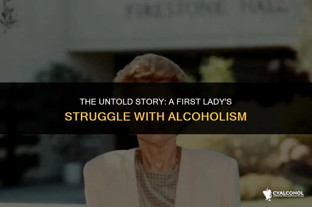 The Untold Story: A First Lady's Struggle With Alcoholism | CyAlcohol