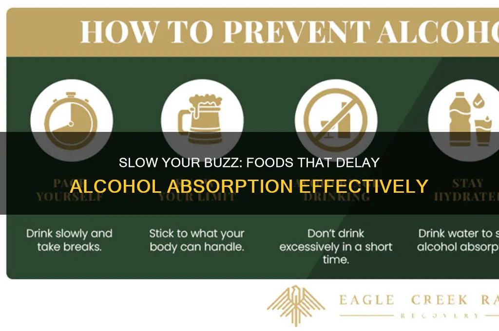 Slow Your Buzz: Foods That Delay Alcohol Absorption Effectively | CyAlcohol