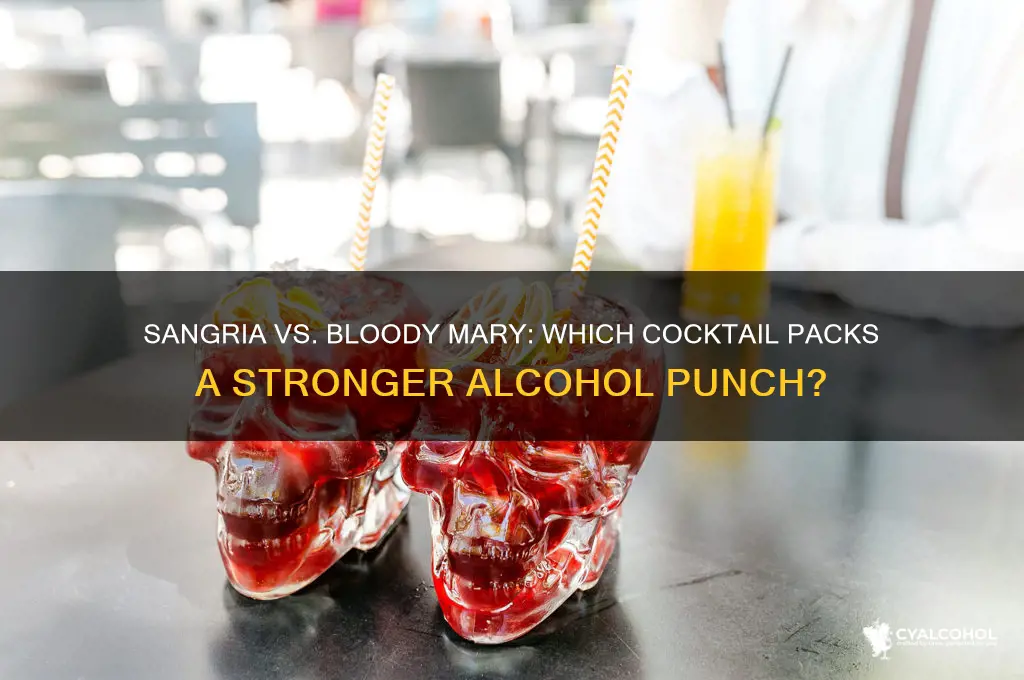 Sangria Vs. Bloody Mary: Which Cocktail Packs A Stronger Alcohol Punch ...