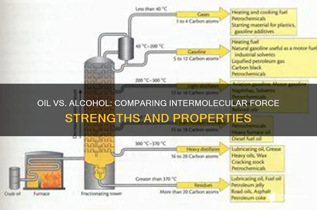 Oil Vs. Alcohol: Comparing Intermolecular Force Strengths And ...