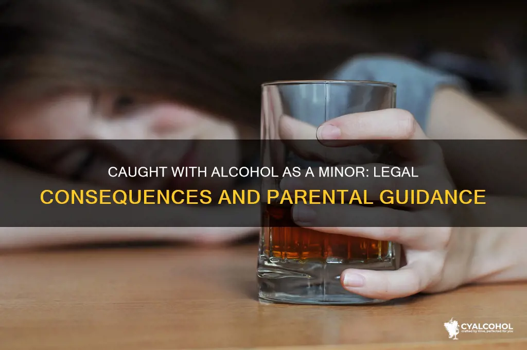 Caught With Alcohol As A Minor: Legal Consequences And Parental ...