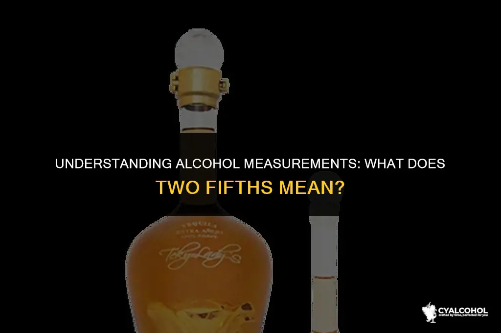 Understanding Alcohol Measurements: What Does Two Fifths Mean? | CyAlcohol