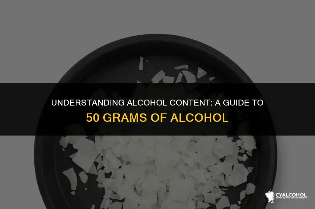 Understanding Alcohol Content: A Guide To 50 Grams Of Alcohol | CyAlcohol