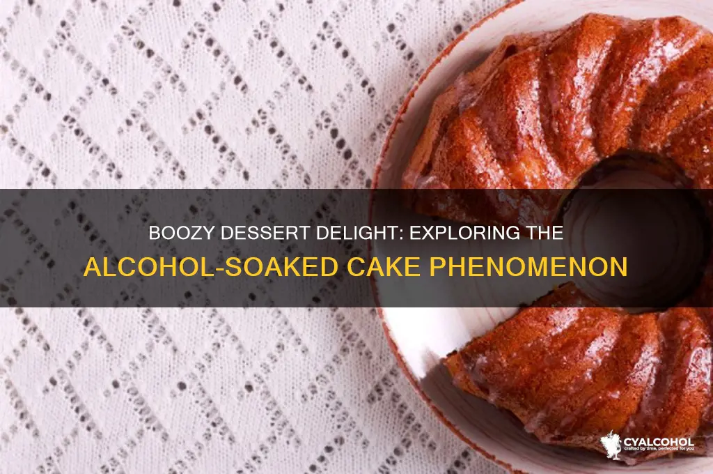 Boozy Dessert Delight: Exploring The Alcohol-Soaked Cake Phenomenon ...