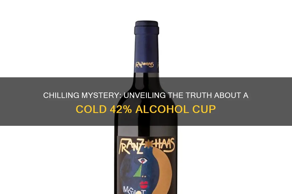 Chilling Mystery: Unveiling The Truth About A Cold 42% Alcohol Cup ...