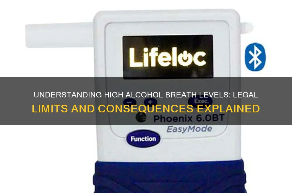 Understanding High Alcohol Breath Levels: Legal Limits And Consequences ...