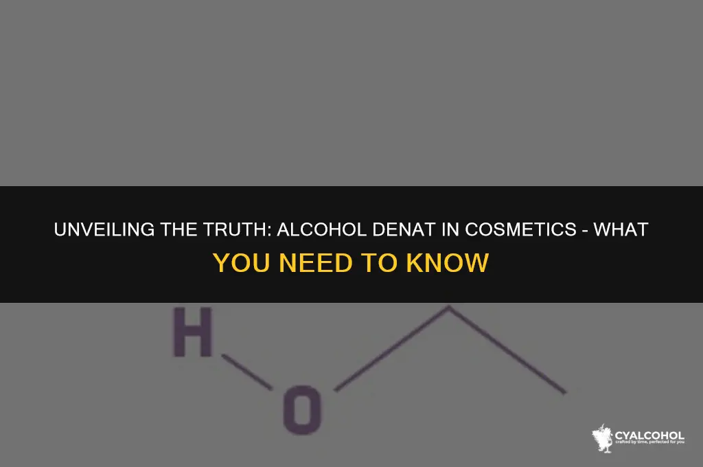 Unveiling The Truth: Alcohol Denat In Cosmetics - What You Need To Know ...