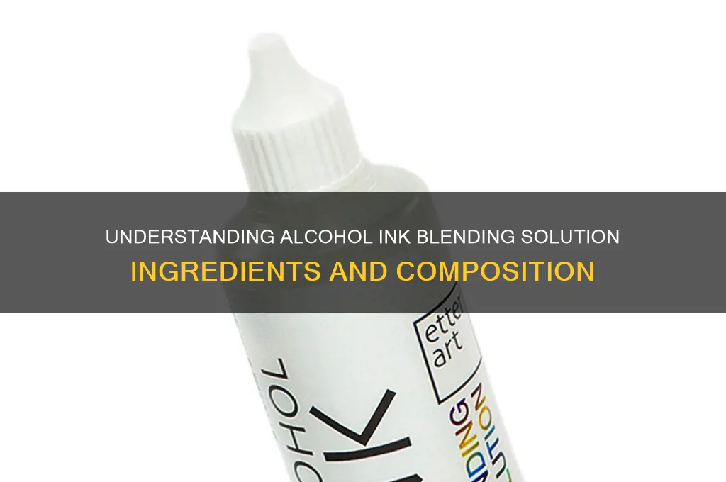 Understanding Alcohol Ink Blending Solution Ingredients And Composition ...