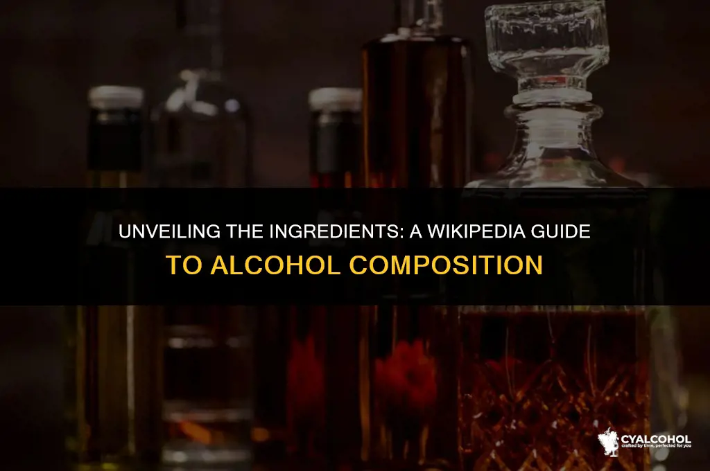 Unveiling The Ingredients: A Wikipedia Guide To Alcohol Composition ...