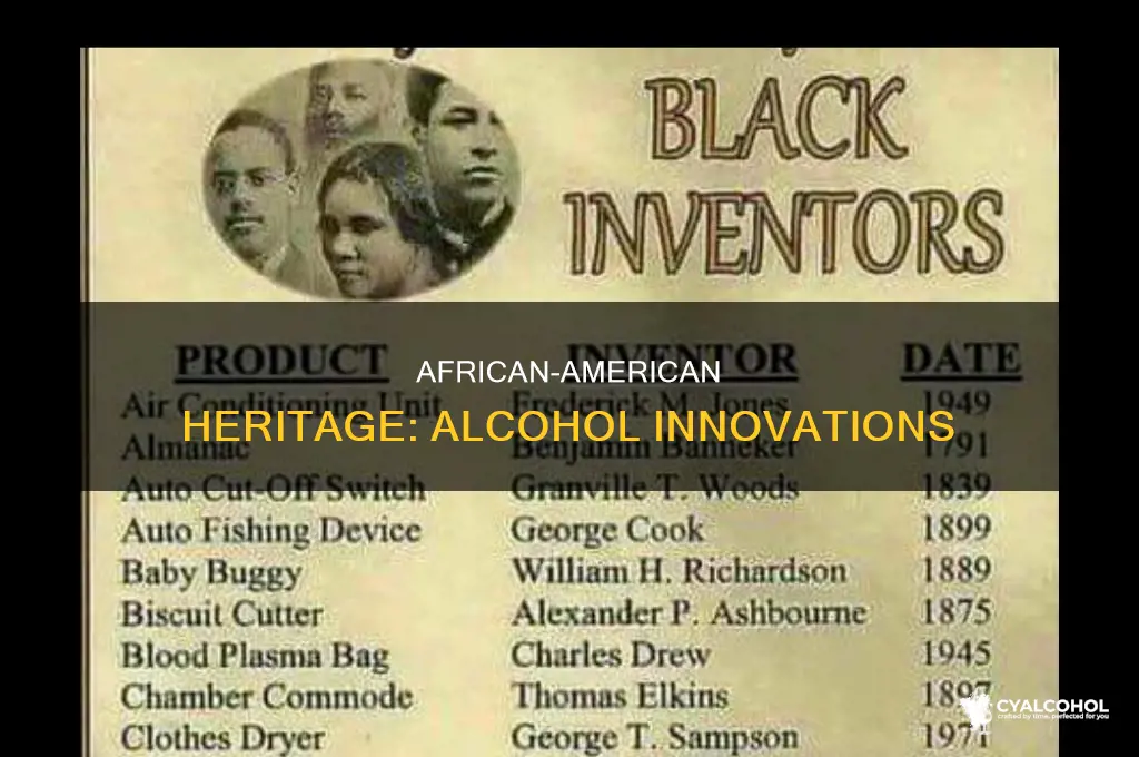 African-American Heritage: Alcohol Innovations | CyAlcohol