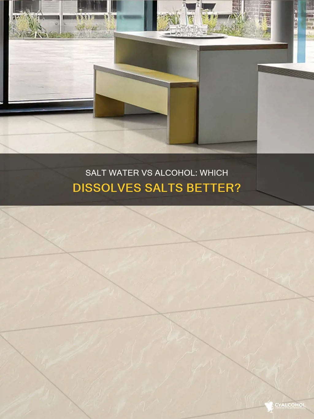 Salt Water Vs Alcohol: Which Dissolves Salts Better? | CyAlcohol