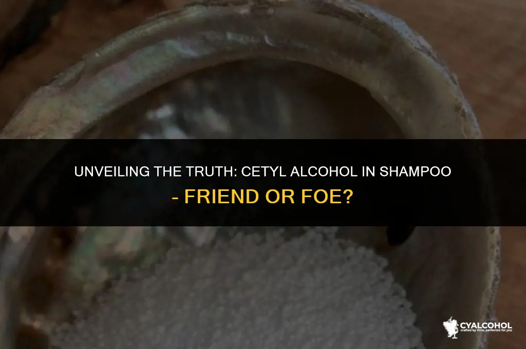 Unveiling The Truth: Cetyl Alcohol In Shampoo - Friend Or Foe? | CyAlcohol