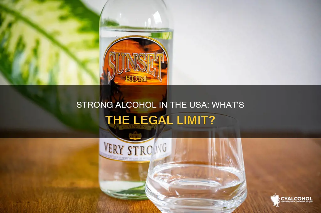 Strong Alcohol In The Usa: What's The Legal Limit? | CyAlcohol