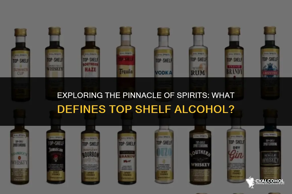 Exploring The Pinnacle Of Spirits: What Defines Top Shelf Alcohol ...
