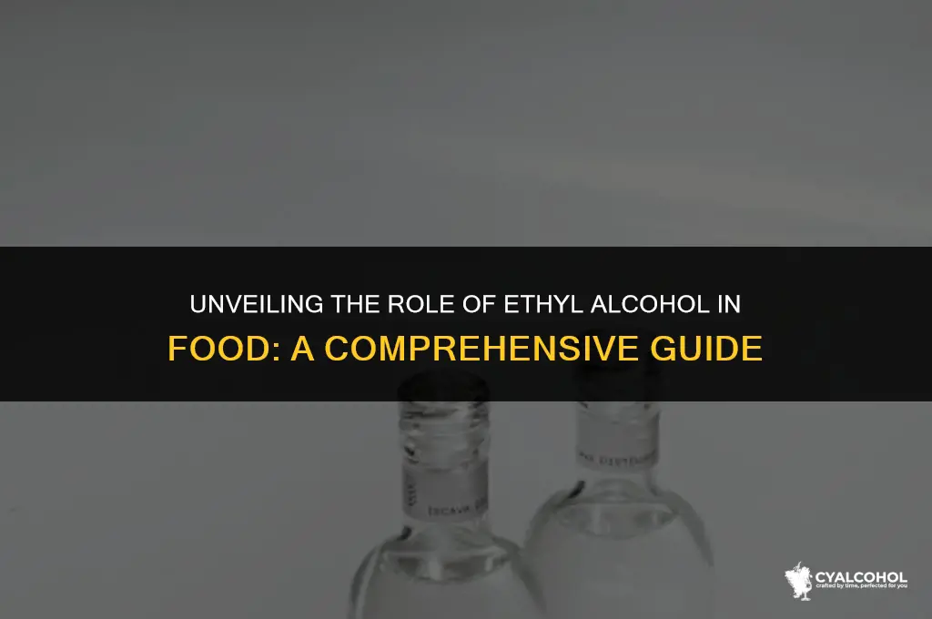 Unveiling The Role Of Ethyl Alcohol In Food: A Comprehensive Guide ...