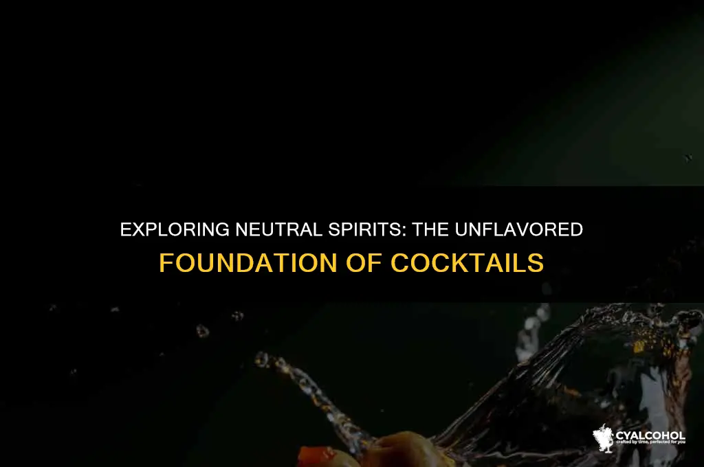 Exploring Neutral Spirits: The Unflavored Foundation Of Cocktails ...