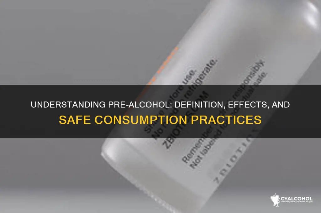 Understanding Pre-Alcohol: Definition, Effects, And Safe Consumption ...