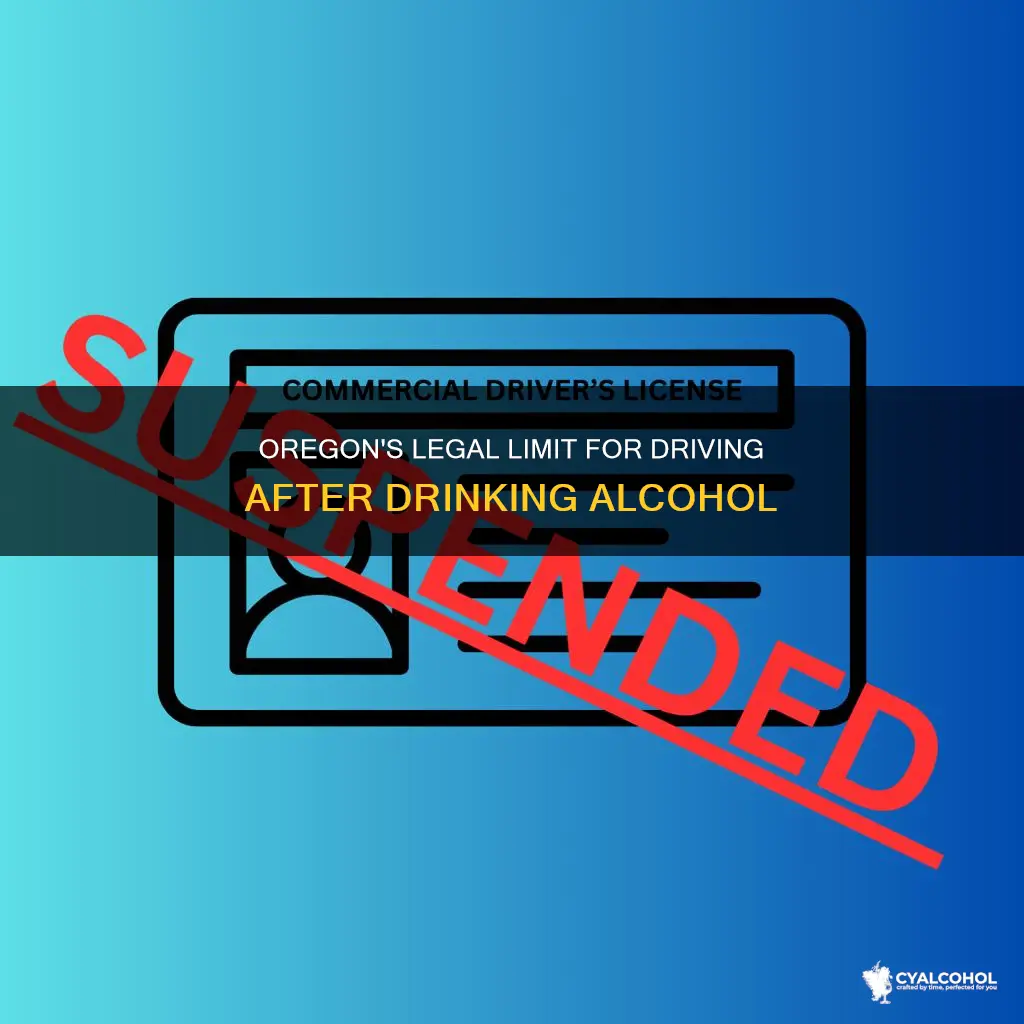 Oregon's Legal Limit For Driving After Drinking Alcohol | CyAlcohol