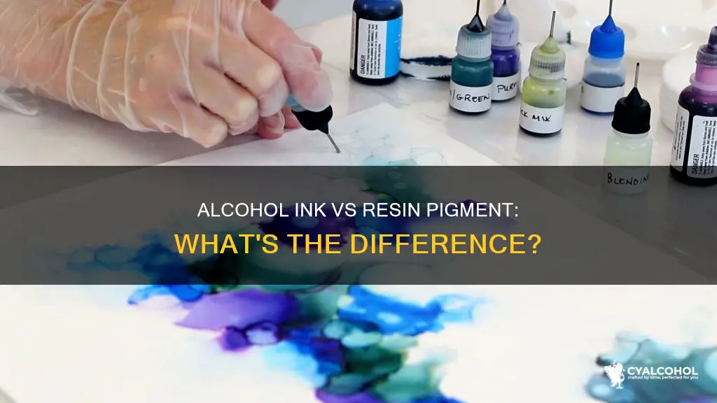 Alcohol Ink Vs Resin Pigment: What's The Difference? | CyAlcohol