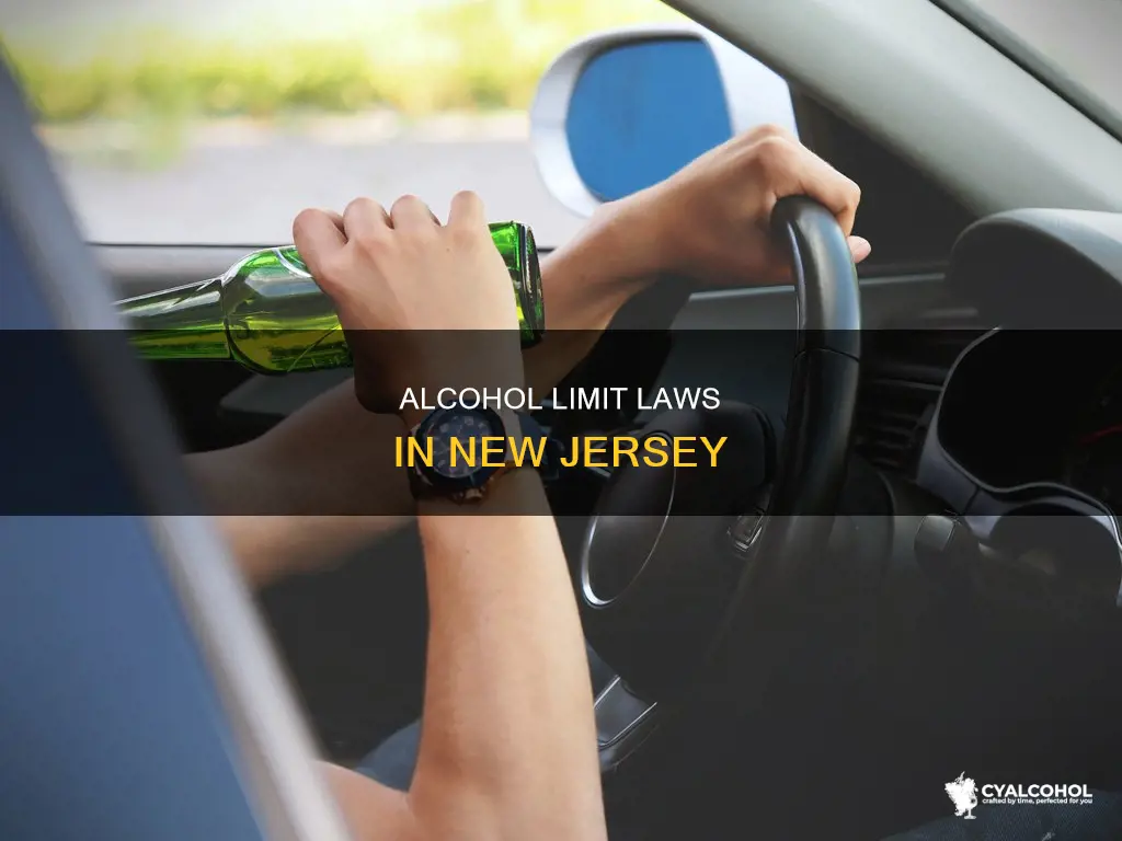 Alcohol Limit Laws In New Jersey | CyAlcohol