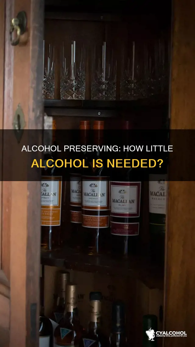 Alcohol Preserving: How Little Alcohol Is Needed? | CyAlcohol