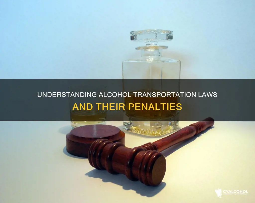 Understanding Alcohol Transportation Laws And Their Penalties | CyAlcohol