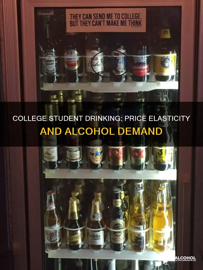 College Student Drinking: Price Elasticity And Alcohol Demand | CyAlcohol