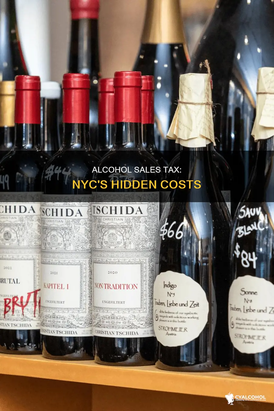 Alcohol Sales Tax: Nyc's Hidden Costs | CyAlcohol