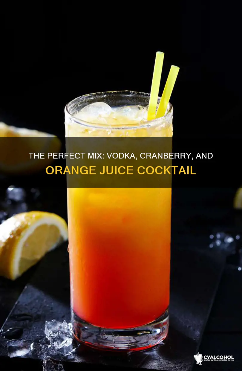 Surprising Vodka With Orange Juice And Cranberry Juice Photos