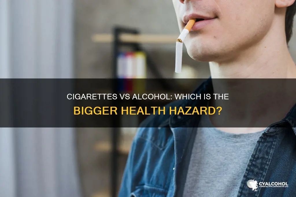Cigarettes Vs Alcohol: Which Is The Bigger Health Hazard? | CyAlcohol