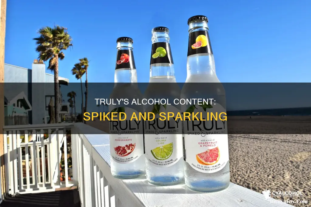 Truly's Alcohol Content: Spiked And Sparkling | CyAlcohol