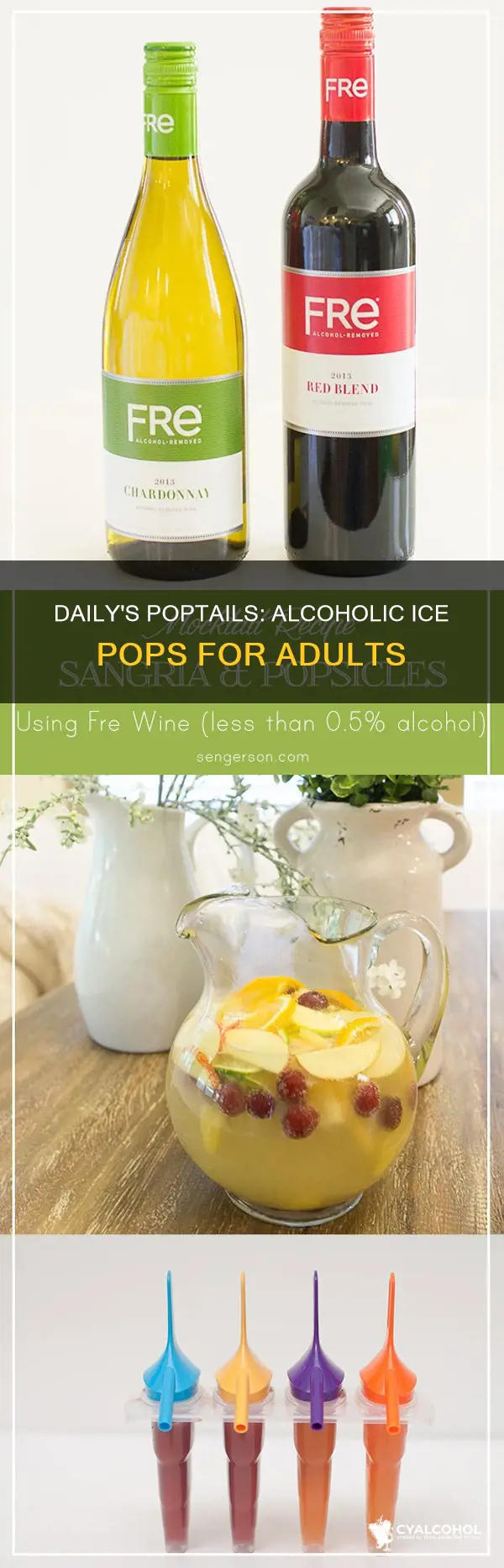 Daily's Poptails: Alcoholic Ice Pops For Adults | CyAlcohol