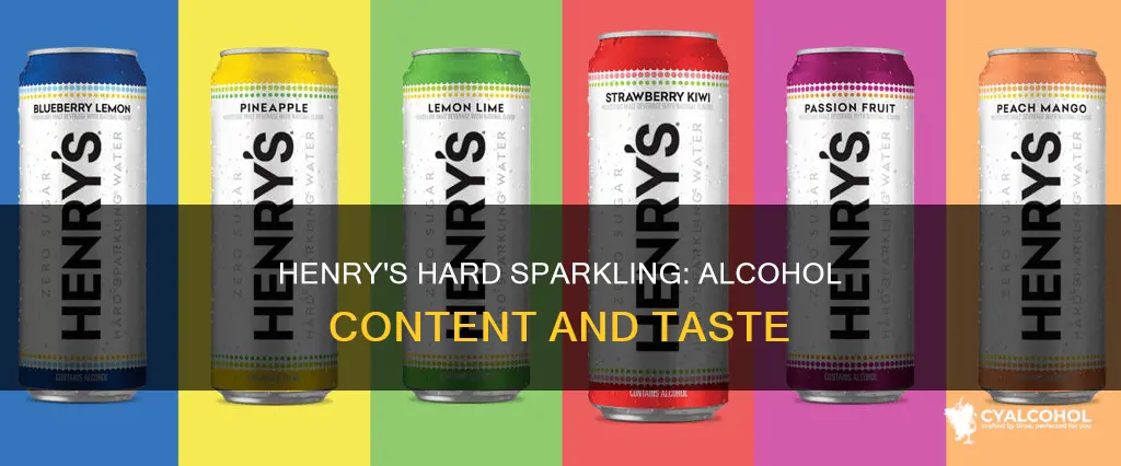 Henry's Hard Sparkling: Alcohol Content And Taste | CyAlcohol