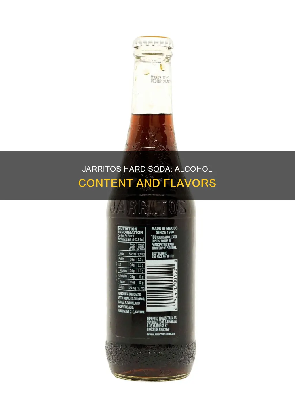 Jarritos Hard Soda: Alcohol Content And Flavors | CyAlcohol